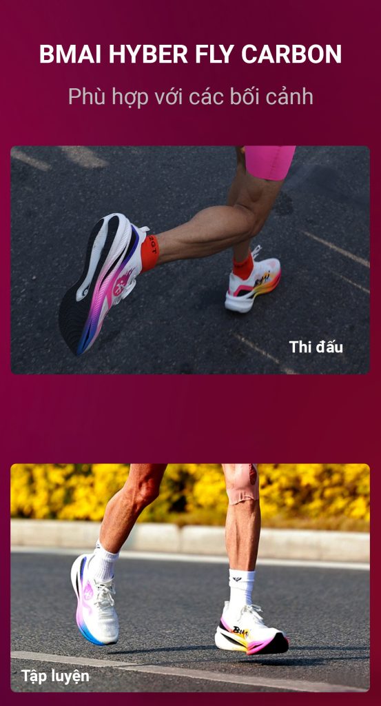 [Pre-Sale]Giày chạy bộ nam BMAI Hyber Fly Carbon XRMK001 – BMAI.COM.VN