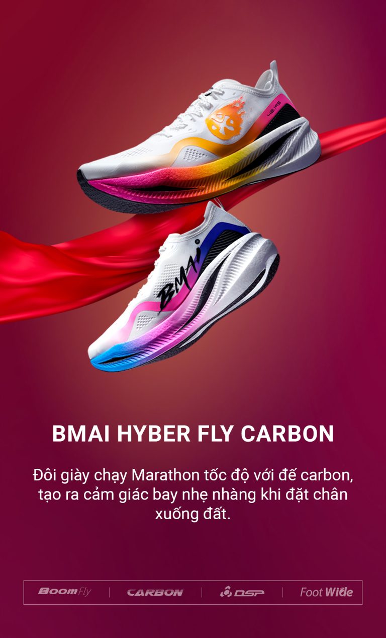 [Pre-Sale]Giày chạy bộ nam BMAI Hyber Fly Carbon XRMK001 – BMAI.COM.VN